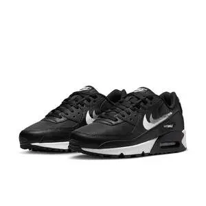 Nike Max 90 "spray Paint Swoosh" Sneakers - Black/cool Grey/white