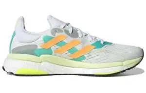 Adidas Solarboost 4 Athletic Sneakers - Cloud White/flash Orange/mint Rush