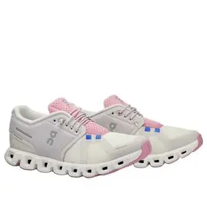 On Cloud 5 "ivory Blossom" Performance Running Shoes - Ivory/blossom