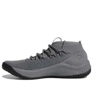 Adidas Dame 4 Mid Top Sneakers - Grey/black