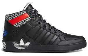 Adidas Hard Court High Top Sneakers With Overbranding
