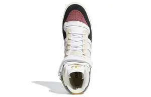 Adidas Forum 84 High Multi-material Sneakers - White/black/green