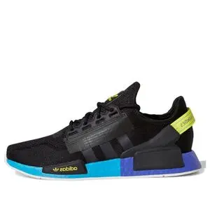 Adidas Nmd_r1 V2 'carbon Shock Yellow' Sneakers - Black
