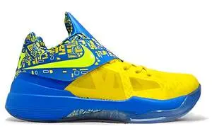 Nike Zoom Kd 4 "scoring Title" Sneakers - Yellow/yellow/blue