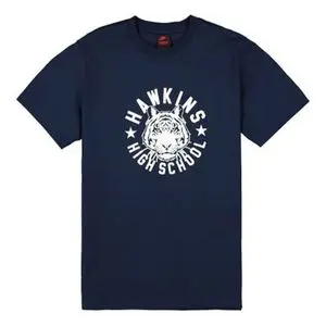 Nike Nike X Stranger Things Tee Crossover Short Sleeve Us Edition Navy Blue Blue