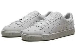 PUMA Suede Studded Lace-up Sneakers
