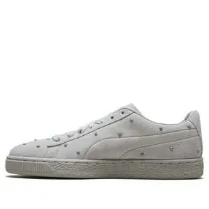 PUMA Suede Studded Lace-up Sneakers - Grey