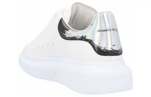 Alexander McQueen Oversized Sneakers - White/black/silver