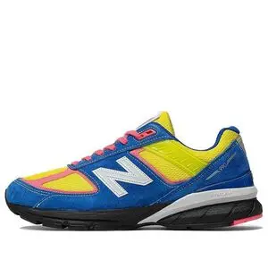 NEW BALANCE New Balance X Size? 990v5 Made In USA "Corner Store" Sneakers Blue/yellow