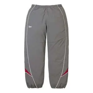 Supreme Fw25 Contrast Piping Track Pant - Grey