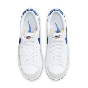 Nike Blazer Low Platform Sneakers - White/blue