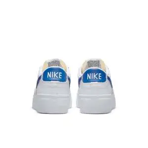 Nike Blazer Low Platform Sneakers - White/blue