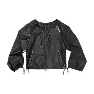 THUG CLUB Seam Sealed Taped Line Jacket - Black