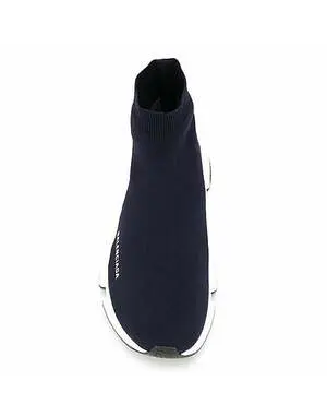 Balenciaga Speed 1.0 Knit Sneakers - Navy/white/black