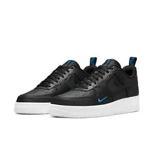 Nike Force 1 Lv8 "reflective Swoosh - Black/blue