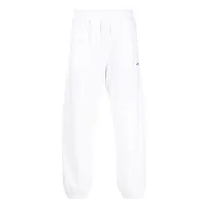 Off-White Fw22 Logo Printing Bundle Feet Sports Pants/trousers/joggers Version White - Default Colorway