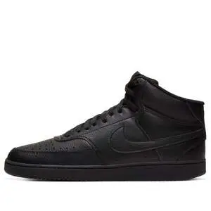 Nike Court Vision Mid High Top Sneakers - Black
