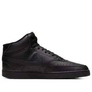 Nike Court Vision Mid High Top Sneakers - Black