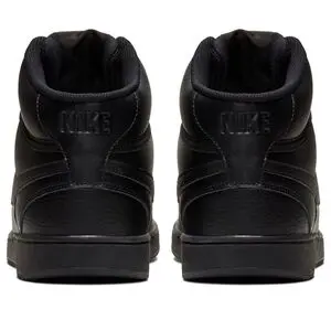 Nike Court Vision Mid High Top Sneakers - Black