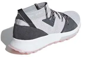 Adidas Quesa Mid-top Sneakers - Grey/true Pink