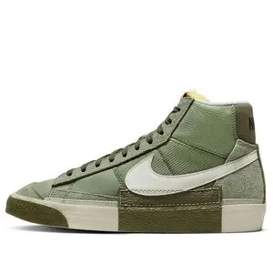 Nike Blazer Mid Pro Club Sneakers - Olive/sail