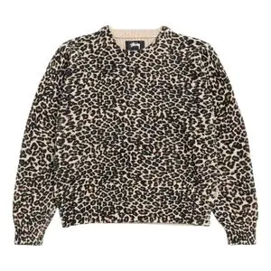 StÜssy Print Pullover Sweater - Leopard