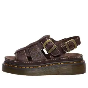 Dr. Martens Dr. Martens Wrenlie Open Flower Sandals Dark Brown
