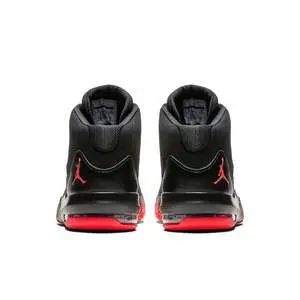 JORDAN Air Max Aura High Top Sneakers - Blacl/red