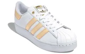 Adidas Superstar Bold Platform Sneakers - White/gold