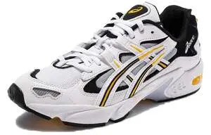 Asics Gel-kayano 5 Og "white Saffron" Low Top Sneakers - White/yellow