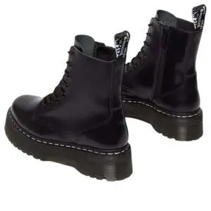 Dr. Martens Jadon Platform Boots With White Stitching