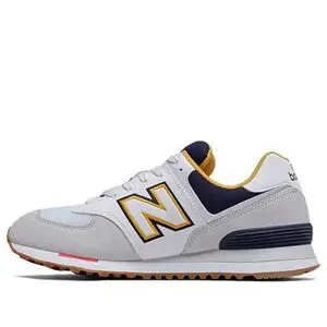 NEW BALANCE 574 "summer Fog" Athletic Sneakers - Yellow/white/gray