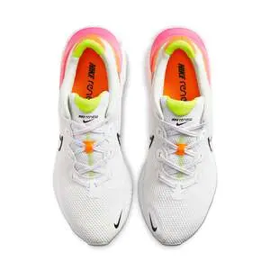 Nike Renew Run Athletic Sneakers - White/orange