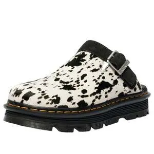 Dr. Martens Zebzag Mule With Buckle Detail - Dalmatian
