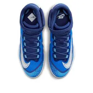Nike Alpha Huarache Elite 4 Mid Baseball Cleats - Blue