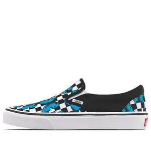 VANS Vans Classic Slip-On Butterfly Checkerboard Sneakers Blue