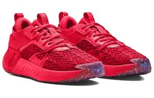 Under Armour Project Rock 6 'holiday' Athletic Sneakers - Versa Red