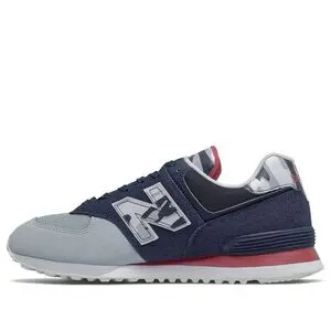 NEW BALANCE 574 "natural Indigo Camo" Sneakers - Blue/grey