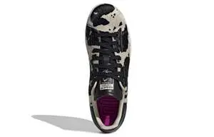 Adidas Stan Smith "fuzzy Cow Print" Sneakers - Black