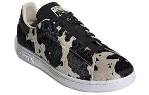 Adidas Stan Smith "fuzzy Cow Print" Sneakers - Black
