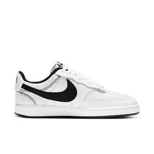 Nike Court Vision Low Premium Sneakers - White/black