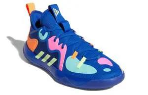 Adidas Harden Stepback 2 Athletic Sneakers - Blue/orange