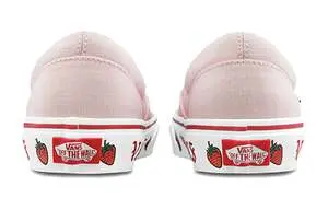 VANS Classic Slip-on Sidewall Print Strawberry Sneakers