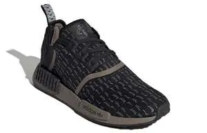 Adidas Star Wars X Nmd_r1 'mandalorian' Sneakers - Core Black/simple Brown/silver Metallic