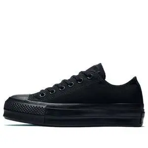 CONVERSE Chuck Taylor All Star Platform Low Top Sneakers - Black