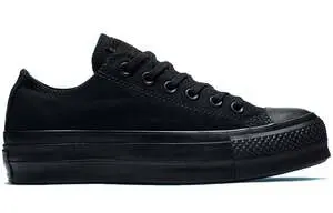 CONVERSE Chuck Taylor All Star Platform Low Top Sneakers - Black