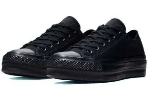 CONVERSE Chuck Taylor All Star Platform Low Top Sneakers - Black