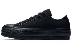 CONVERSE Chuck Taylor All Star Platform Low Top Sneakers - Black