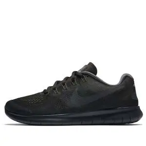 Nike Free Rn 2017 "anthracite" Sneakers - Black
