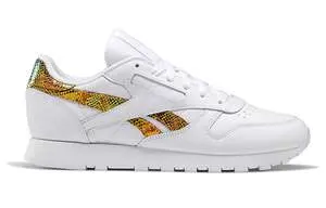 REEBOK Classic Leather Iridescent Snakeskin Stripe - White